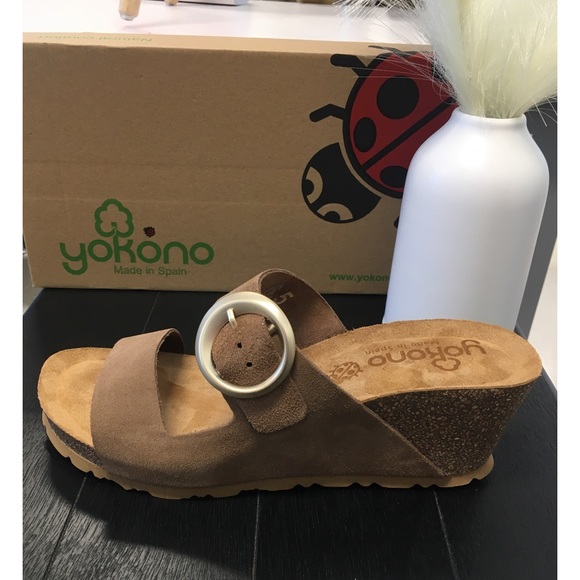 yokono | Shoes | Yokono Genuine Leatherwedge Sandals For Women Wal ...